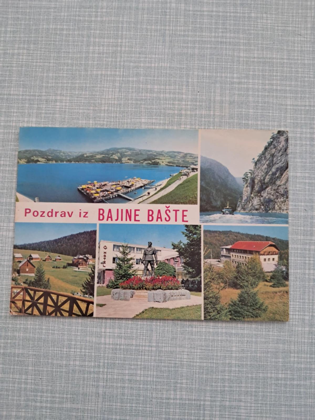 razglednica pozdrav iz bajine bašte iz 1980-tih godina
