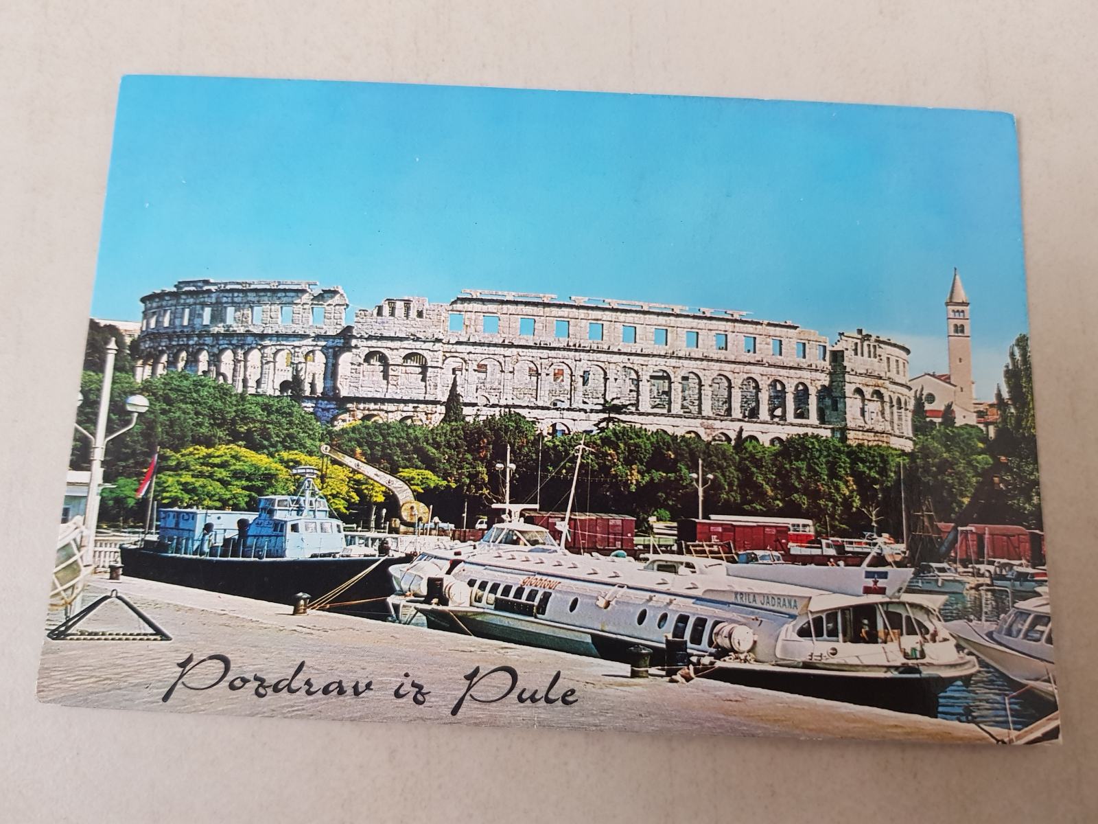 Razglednica: Pula 70-ih