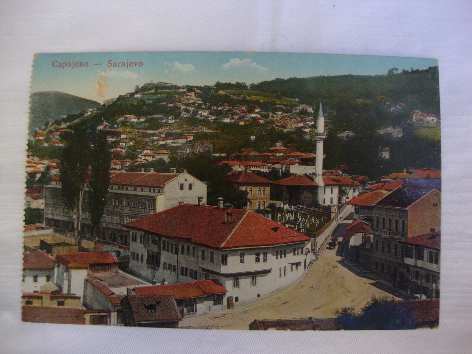 Razglednica SARAJEVO iz 1925. naklada Leon Finsi ,Sarajevo postcard-