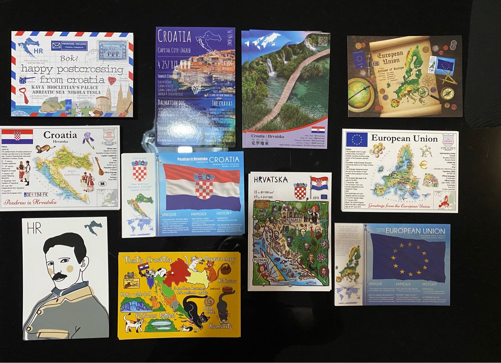 Razglednice Hrvatska razne: FOTW, MOTW, GF, Titina