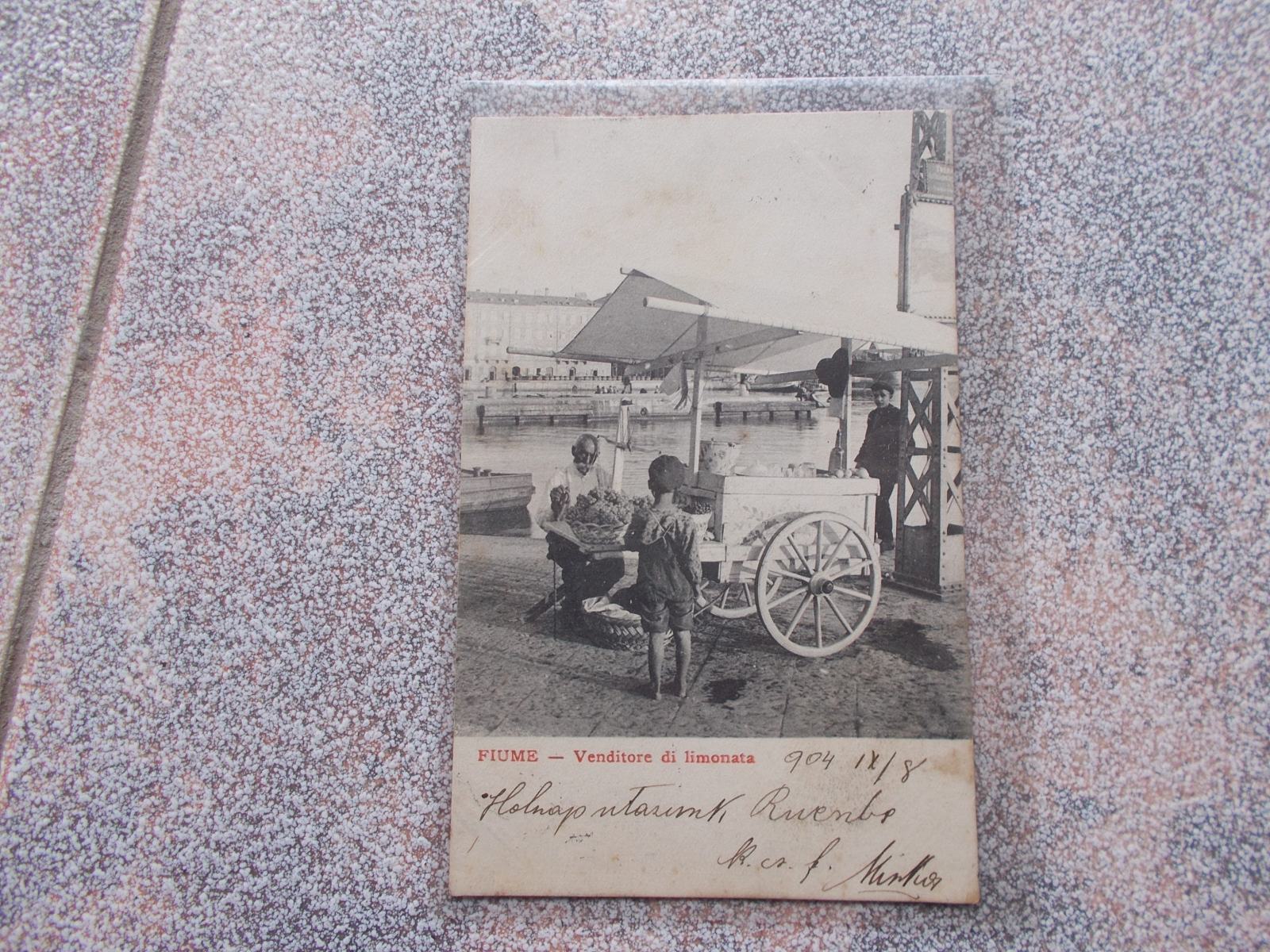 Rijeka,Fiume,1904.prodavaci limunade