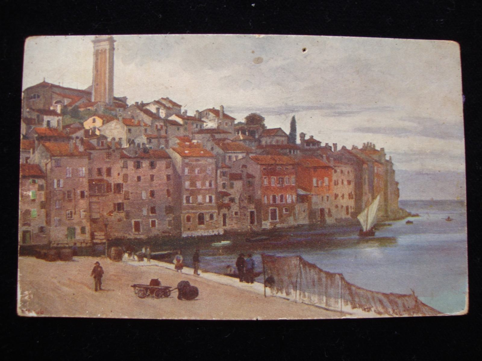 ROVIGNO postcard ROVINJ,Biserje Dalamcije,dopisnica -putovala za Šoltu