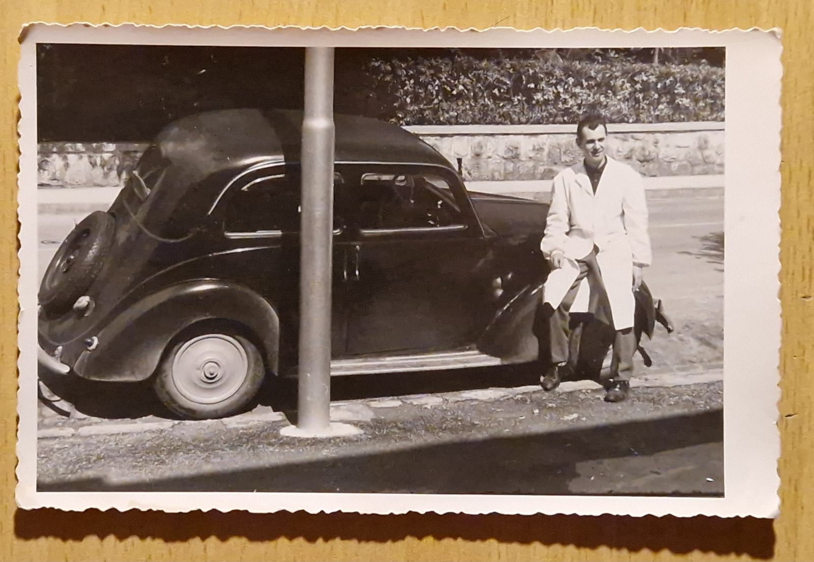 Sstara RPPC Fotografija Bakar Stari auto Oldtimer