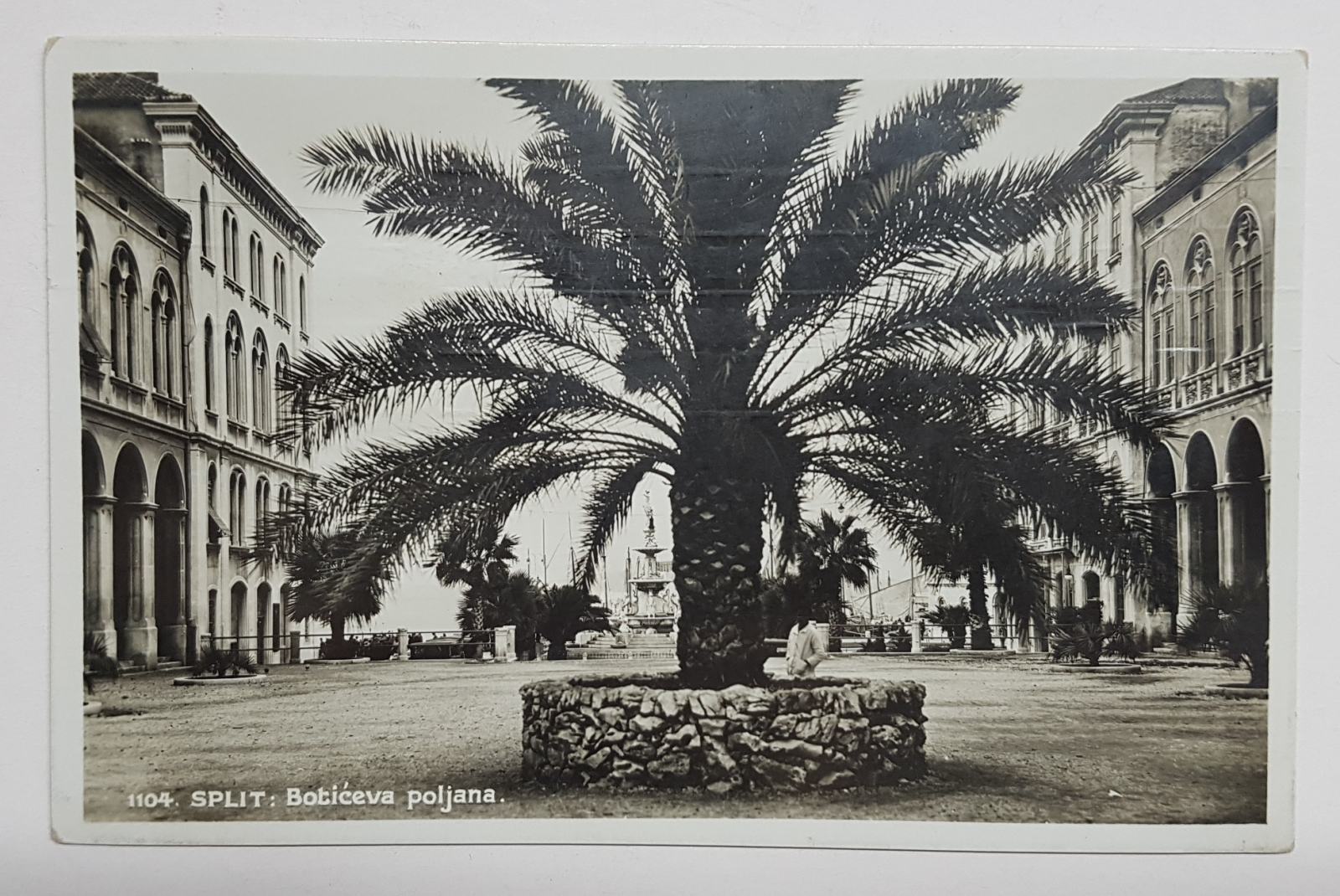 STARA RAZGLEDNICA SPLIT BOTIĆEVA POLJANA IZ 1934. g.