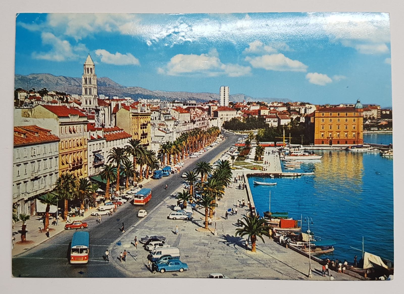 STARA RAZGLEDNICA SPLIT PROMET NA RIVI, 1969.