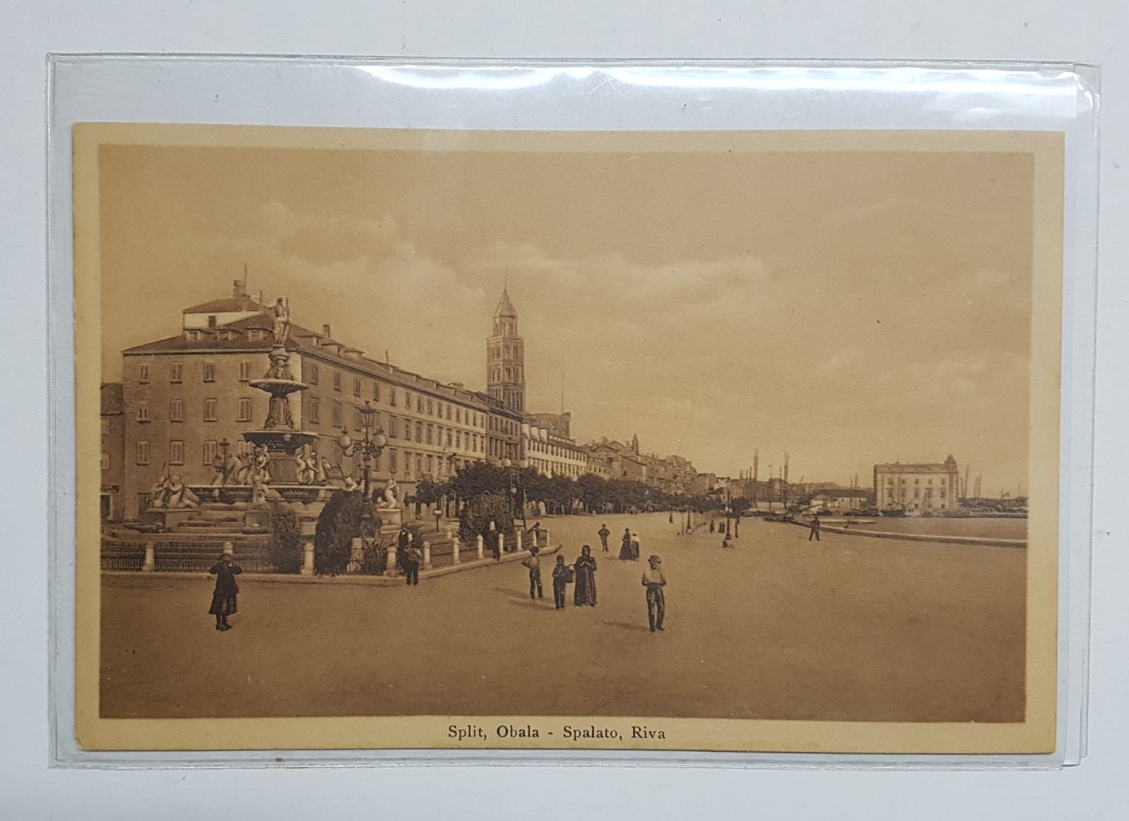 STARA RAZGLEDNICA, SPLIT, RIVA, 1918.