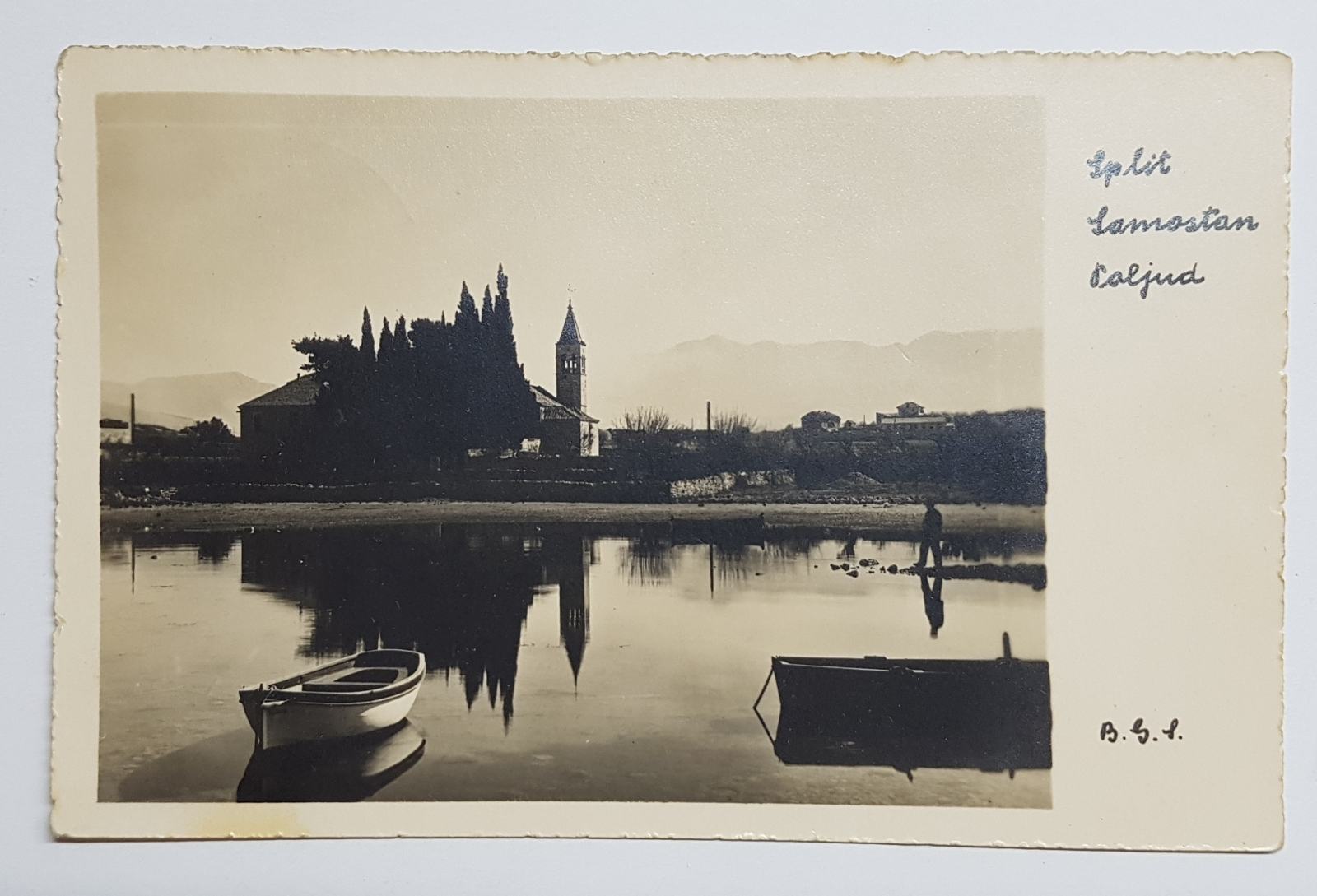 STARA RAZGLEDNICA SPLIT, SAMOSTAN POLJUD, 1935. G