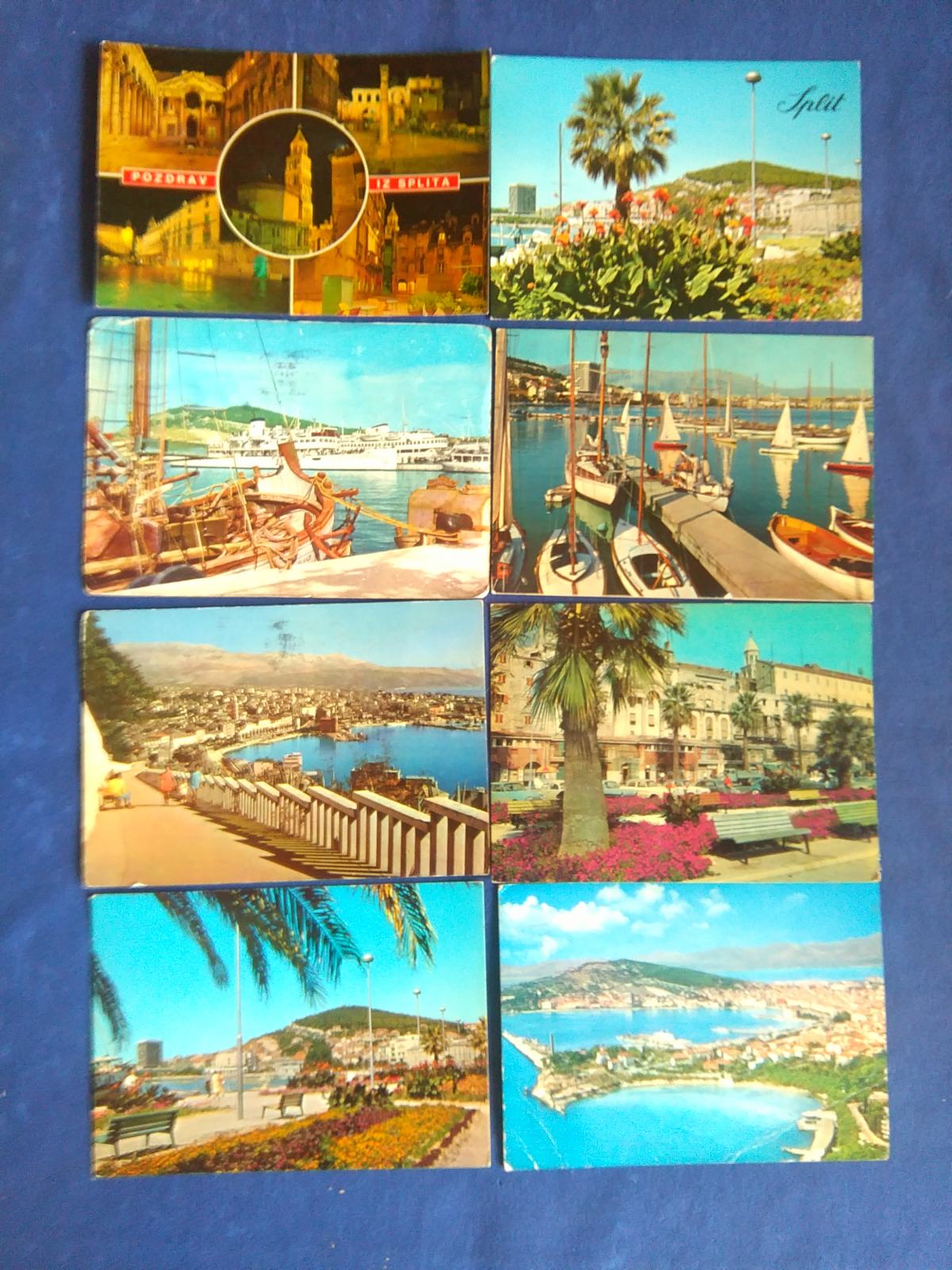 STARE RAZGLEDNICE (U BOJI I CRNO BIJELE) - SPLIT, 29 KOMADA