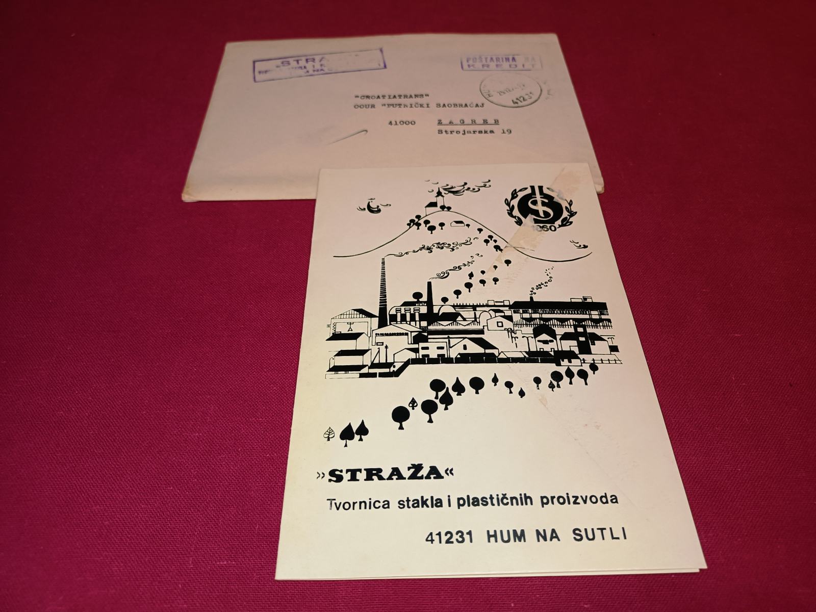 Straža - Tvornica stakla i platičnih proizvoda - Hum na Sutli 1974.