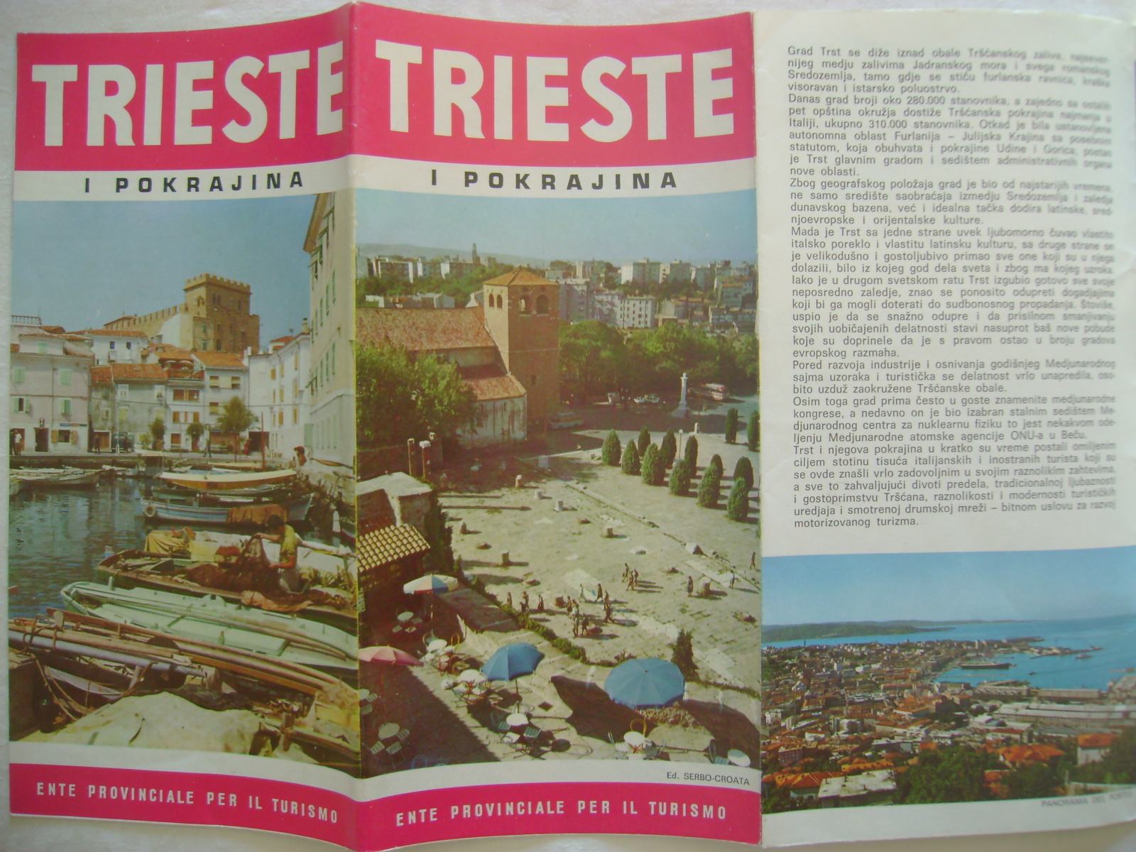 Trieste i pokrajina (Trst) - stari turistički prospekt