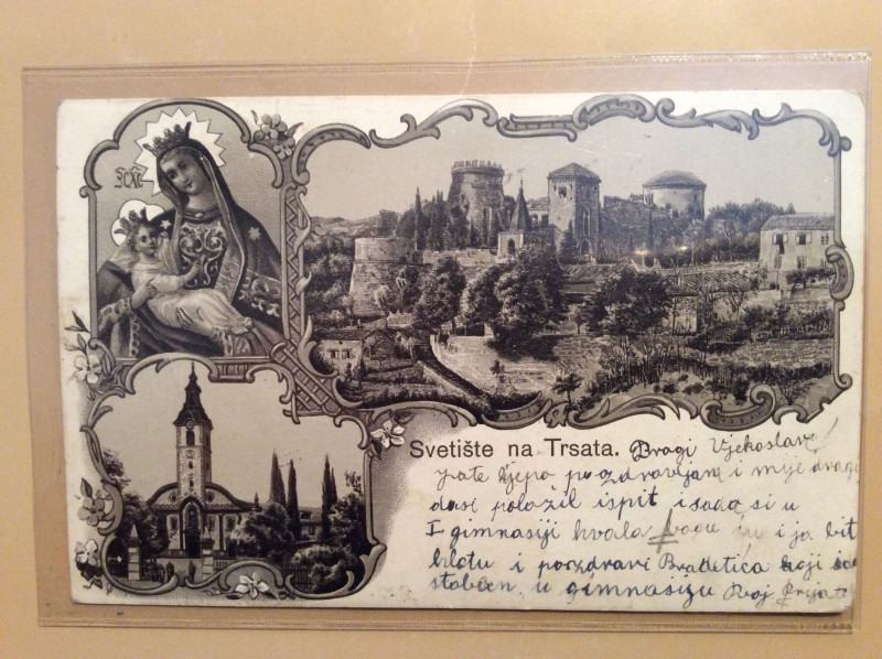 TRSAT STARA RAZGLEDNICA SVETIŠTE NA TRSATA 1904.