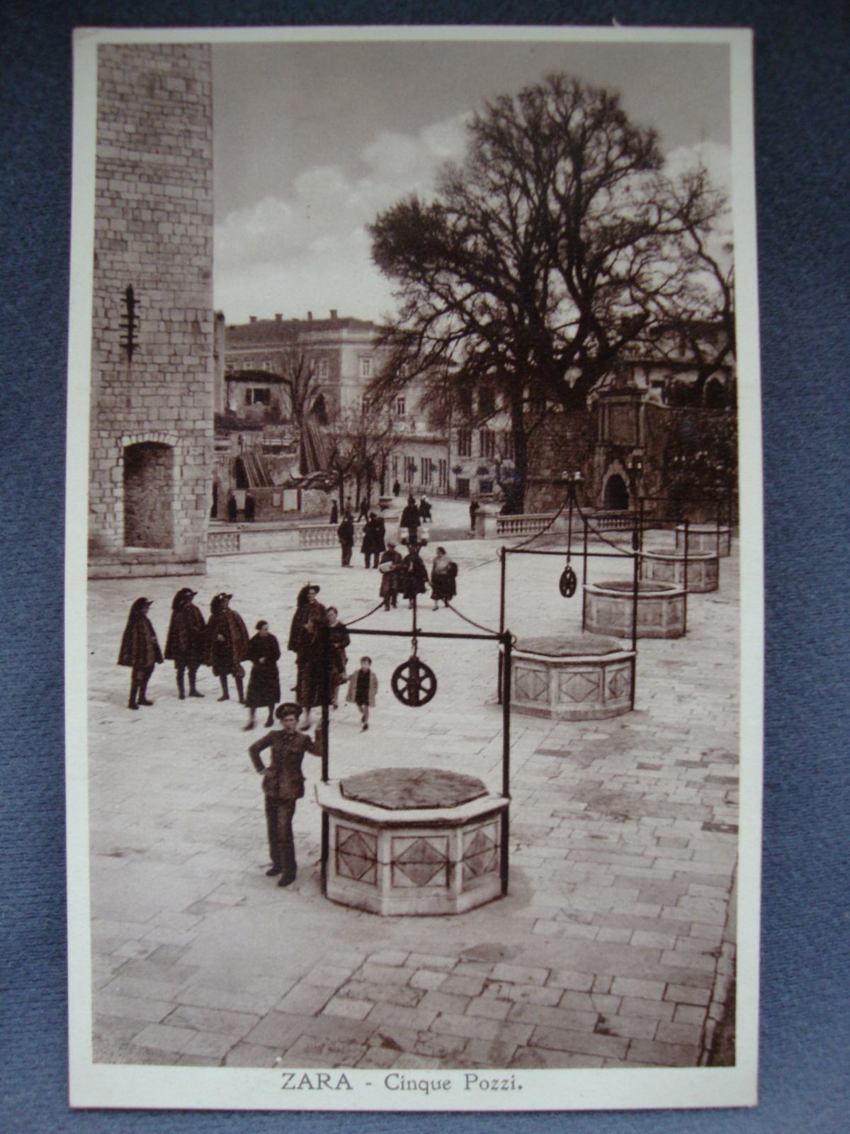 ZARA - Cinque Pozzi postcard - dopisnica ZADAR 5 BUNARA