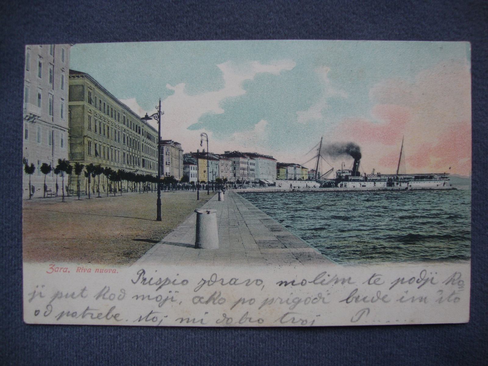 ZARA ,Riva Nuova ,A.Gilardi & Figio ,Zara postcard-dopisnica Zadar