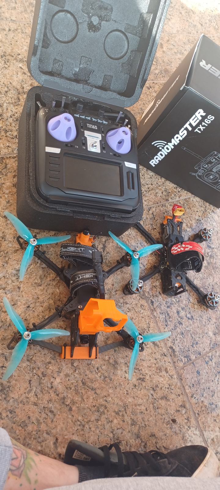 FPV dron Steele 5inch 6s Talystmachine 5inch 6s, Radiomaster tx16s