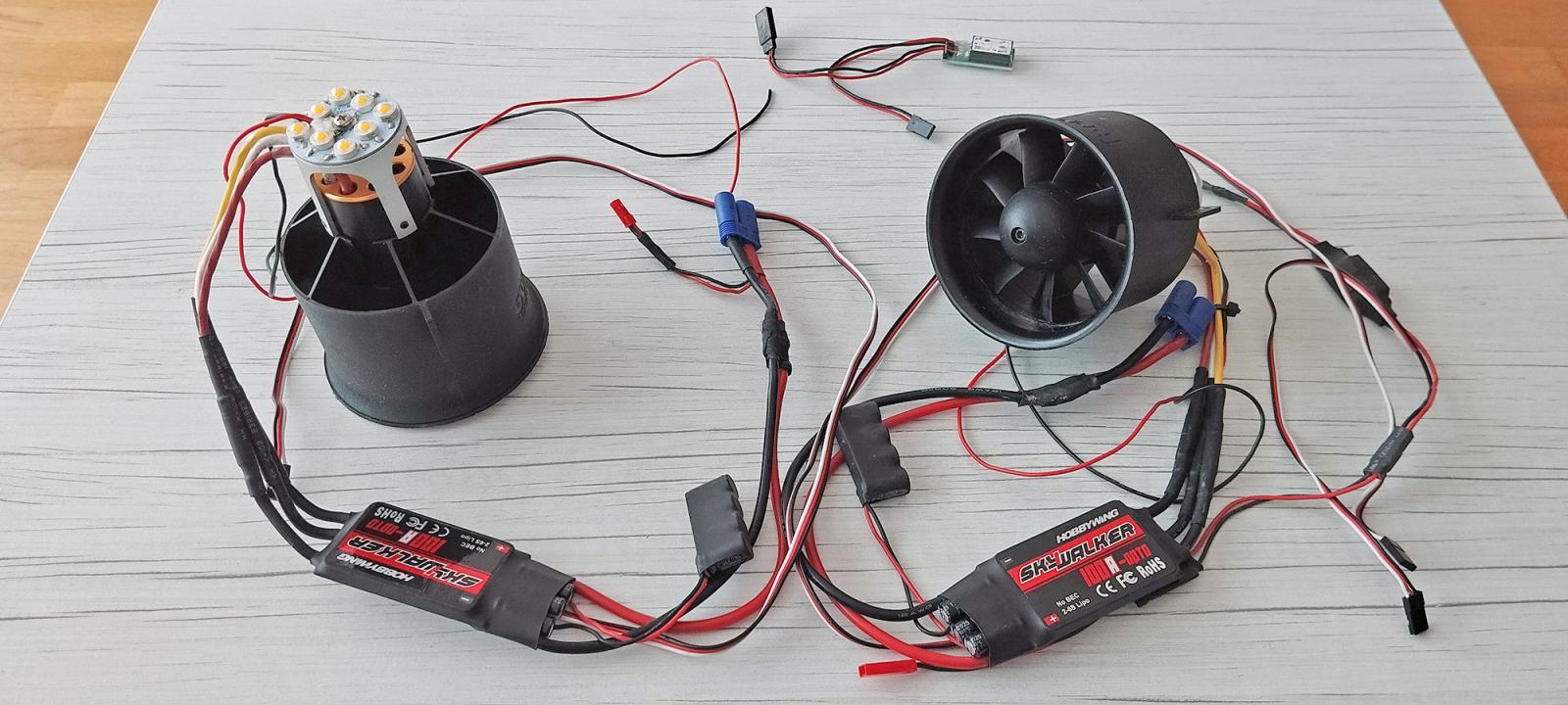 Freewing 80mm 9-Blade EDF w/3658-1920Kv+ESC+Cyclone Power centerburner