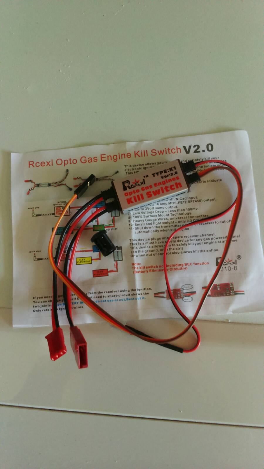 Kill switch Rcxl opto gas