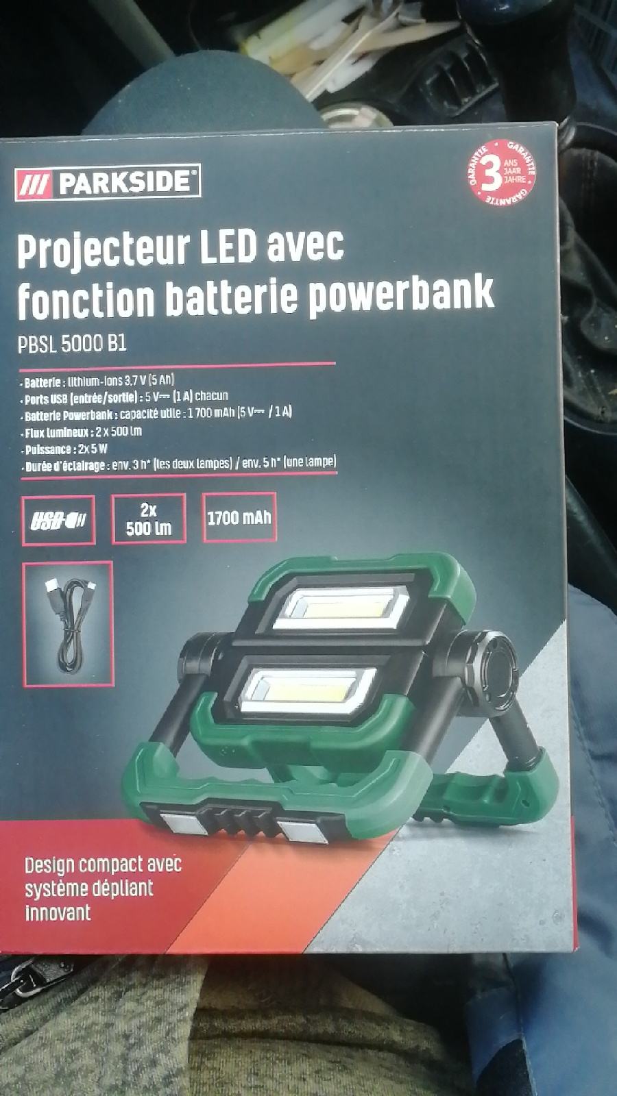 led reflektor parkside