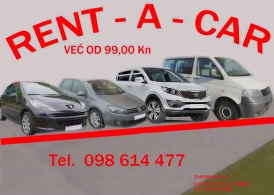 Rent a car , najam vozila , renta car vec od 100kn dan