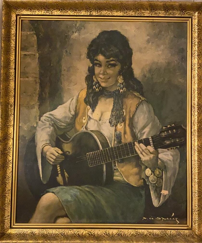 ciganka sa gitarom - reprodukcija