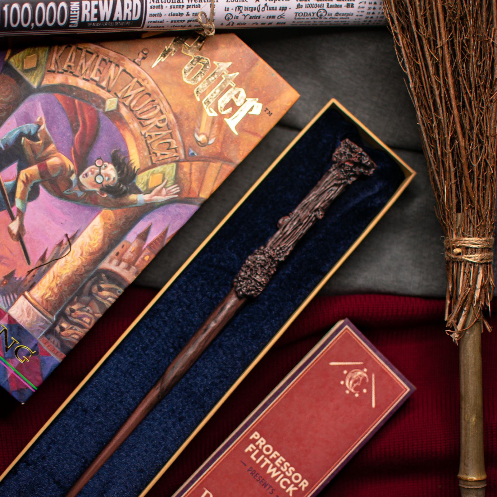 Harry Potter štapić KUTIJA + Upute za korištenje by Zakutna ulica