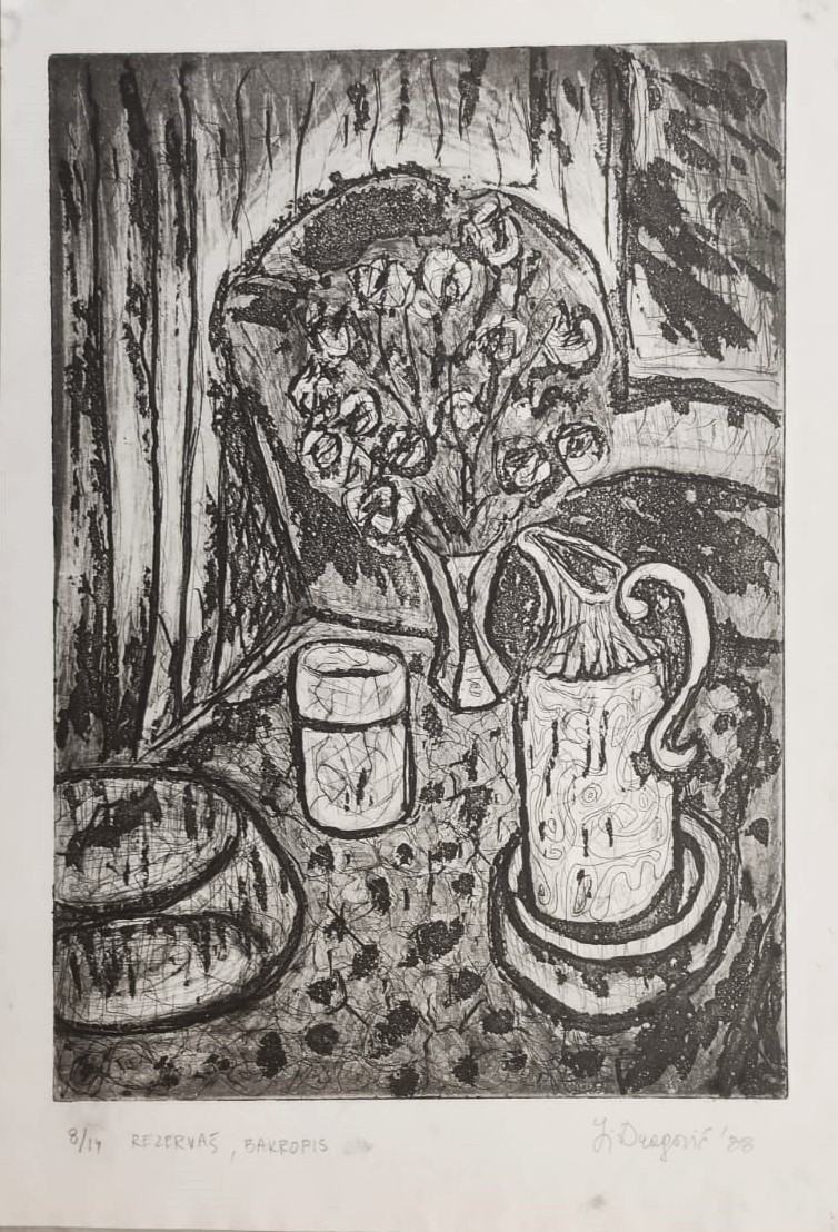 Ljiljana Dragović - bakropis iz 1988.godine