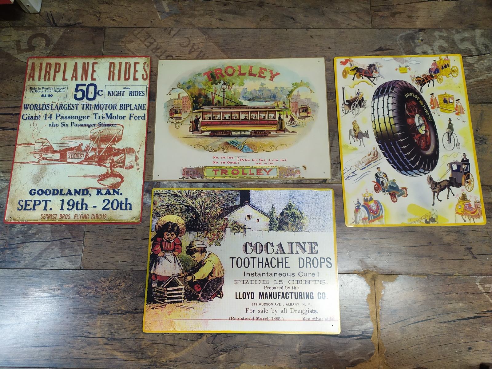 Retro limena reklama W