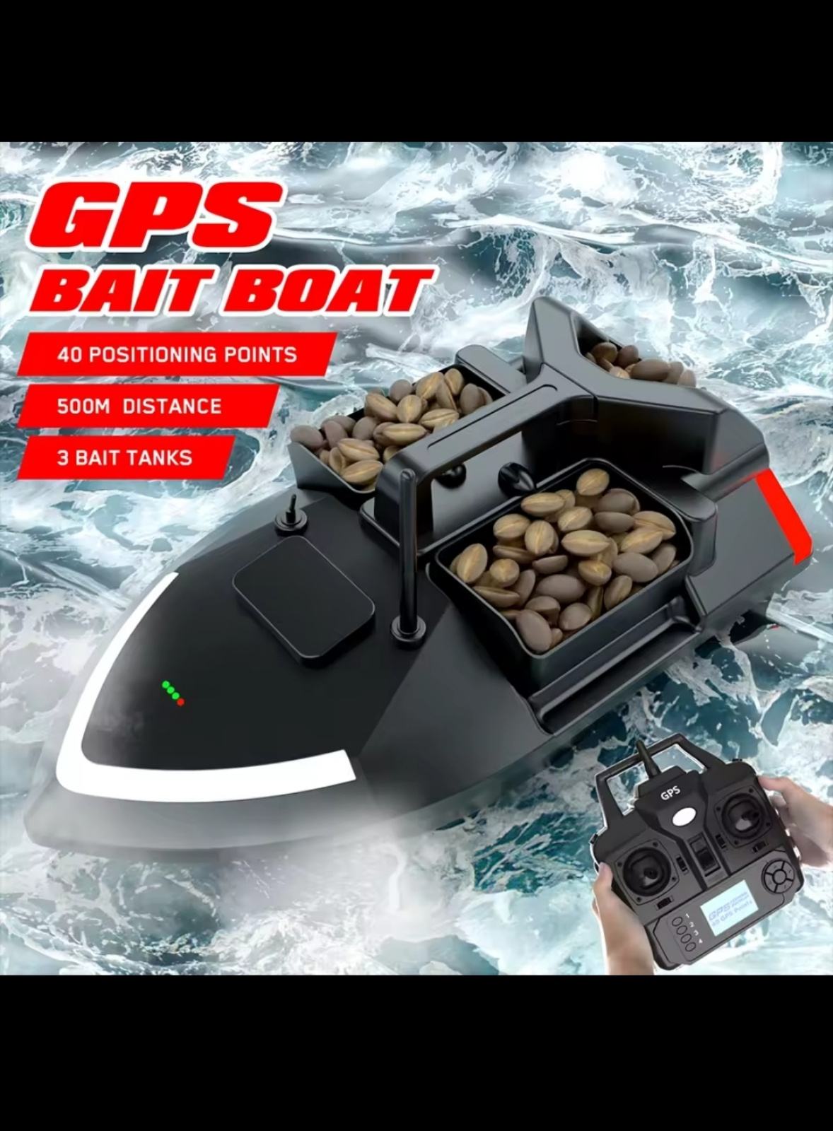 Brodic za ribolov ( plus torba )