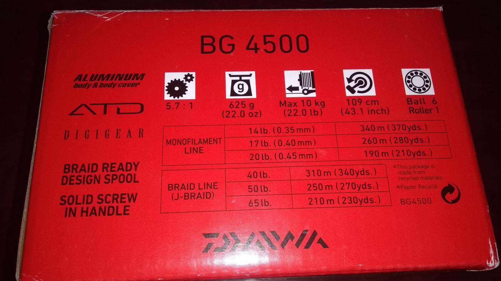 DAIWA BG 4500