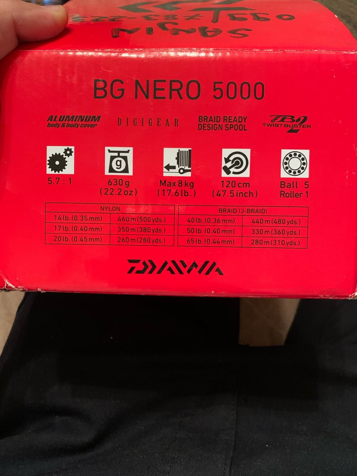 Daiwa BG Nero 5000