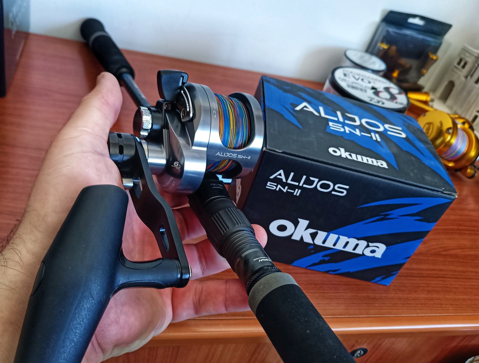 OKUMA ALIJOS 5N-II mini Makaira 2 brzine Jigging Speciale TOP ROLA! ZD