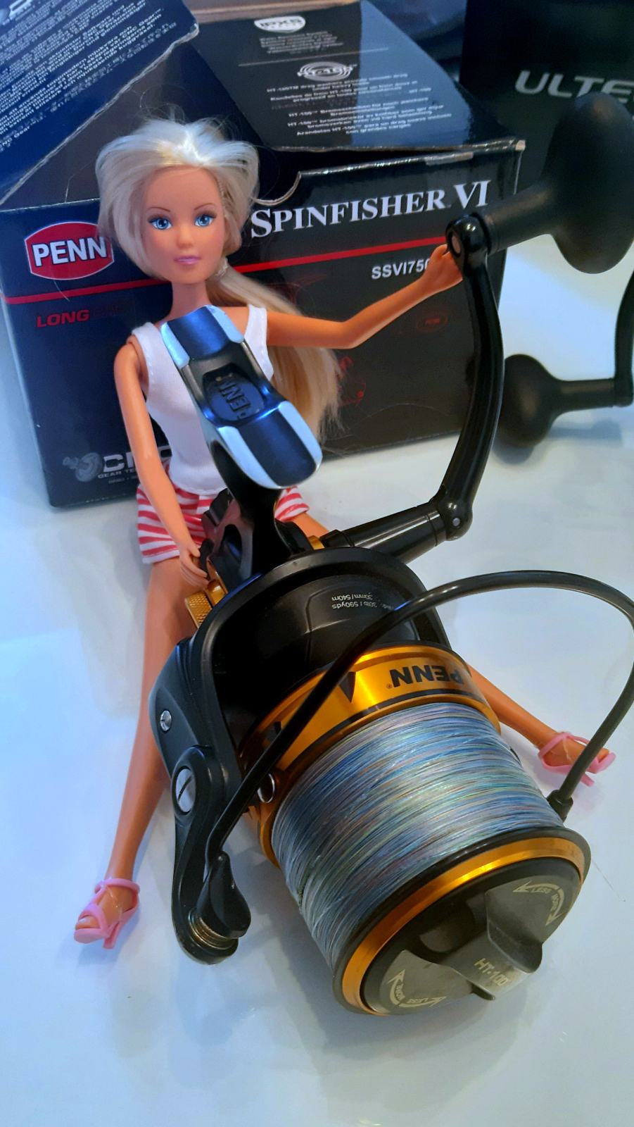 Penn Spinfisher VI 7500 LONG CAST VI7500LC Top HEAVY CASTING rola!!!