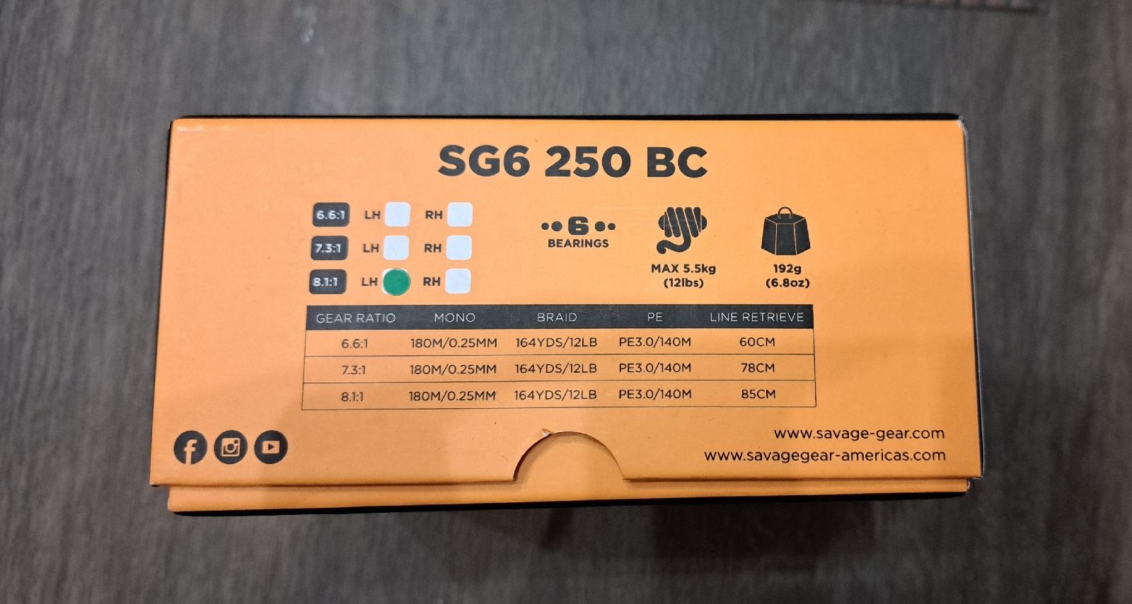 Rola Savage gear SGS 250 BC