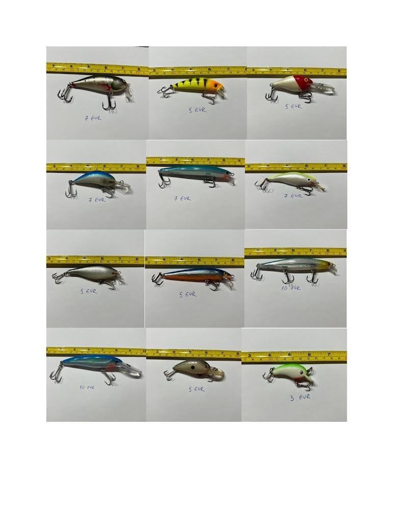 Vobleri - Rapala, Monarch Dok, Ugly Duck, Cormoran