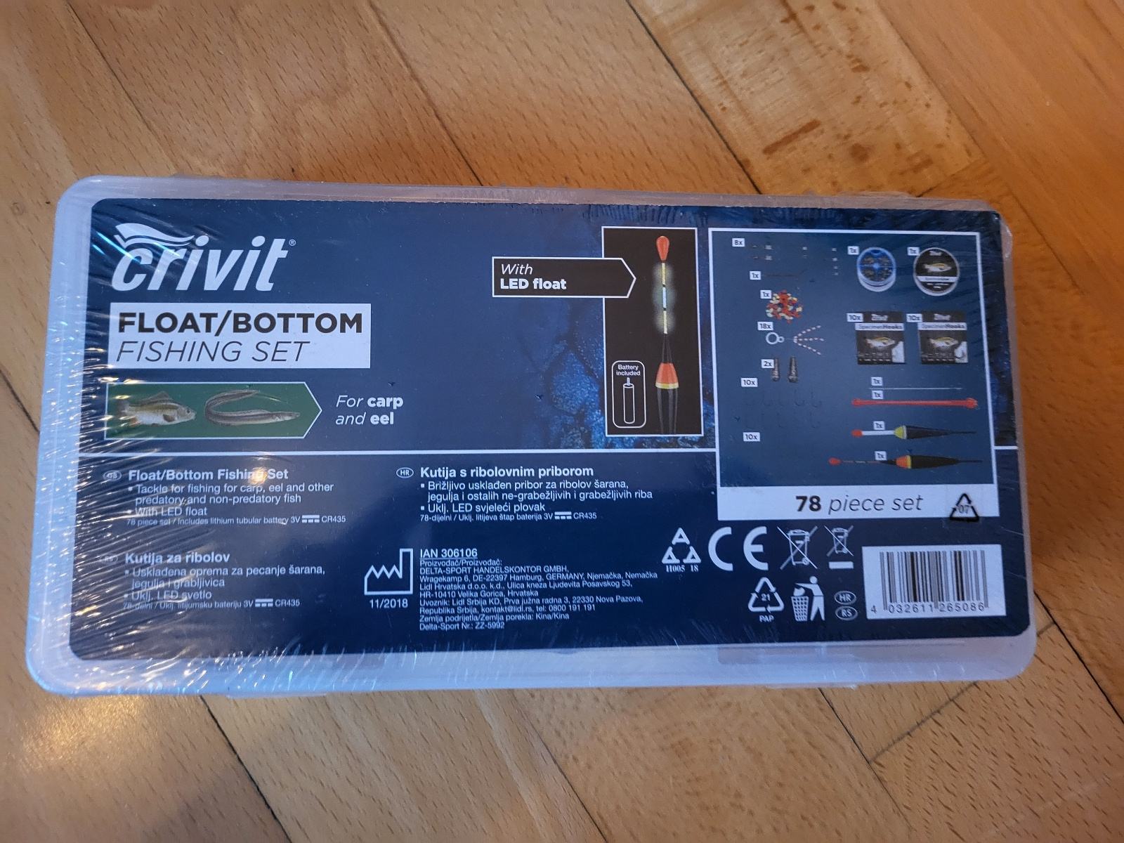 Float/bottom fishing set