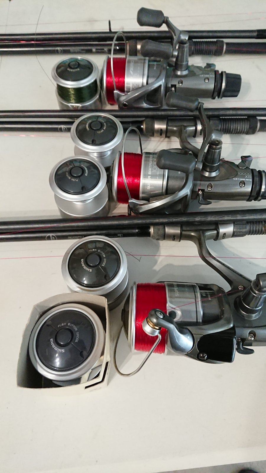 3 Shimano Super Baitrunner Aero 10000 XTE!