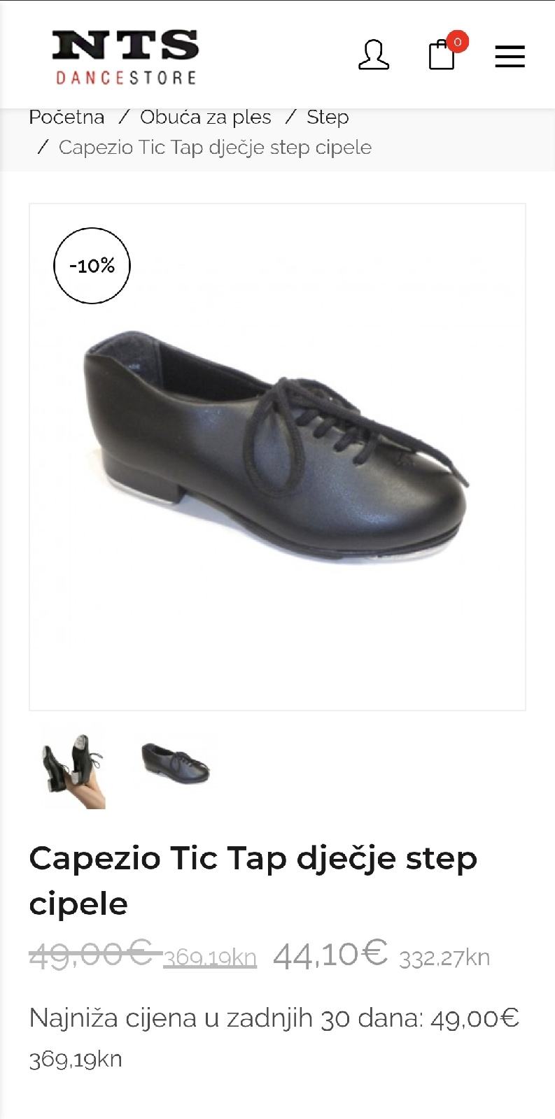 cipele za ples step - steperice