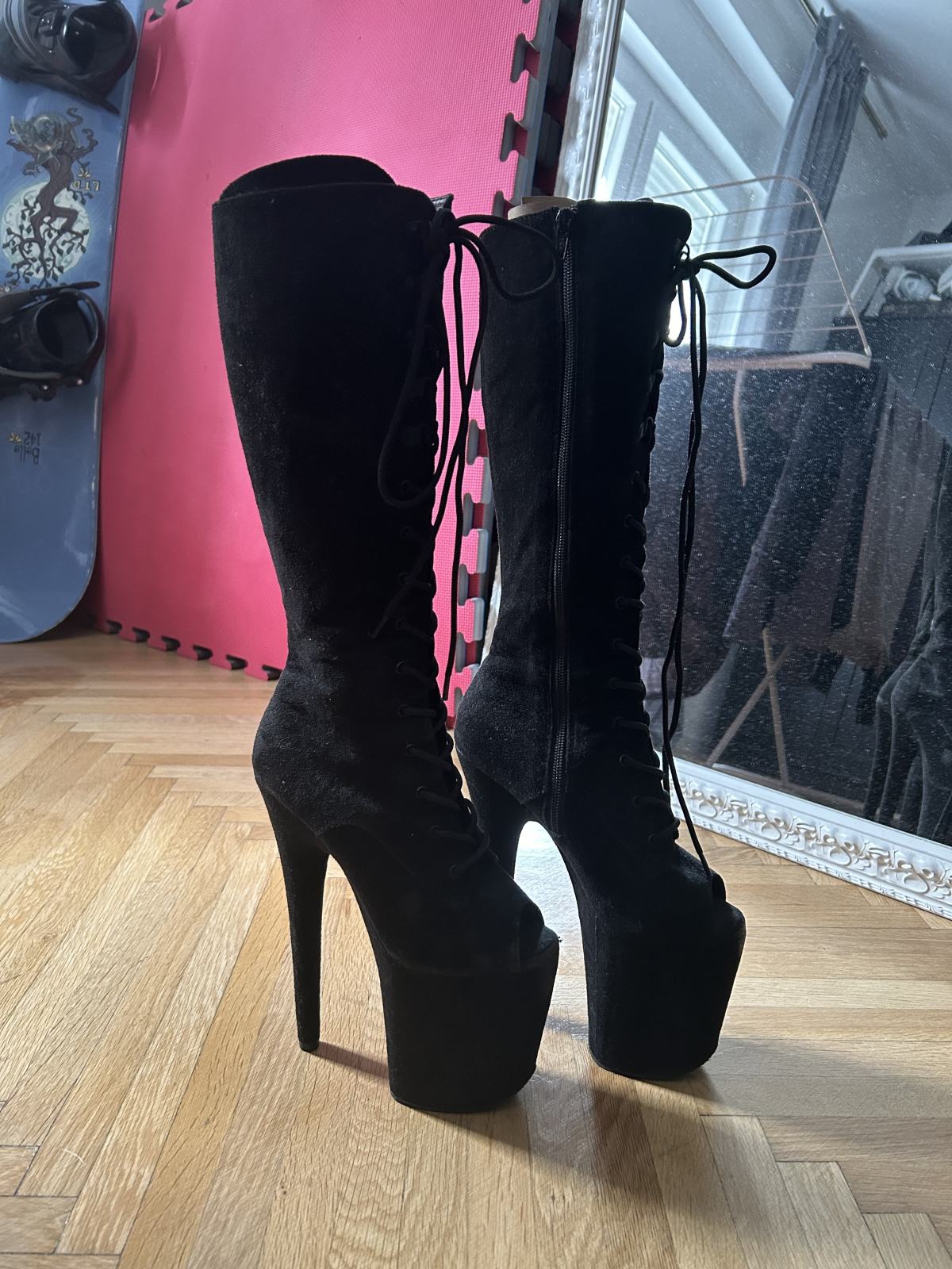 Extrem Plateau Heels FLAMINGO