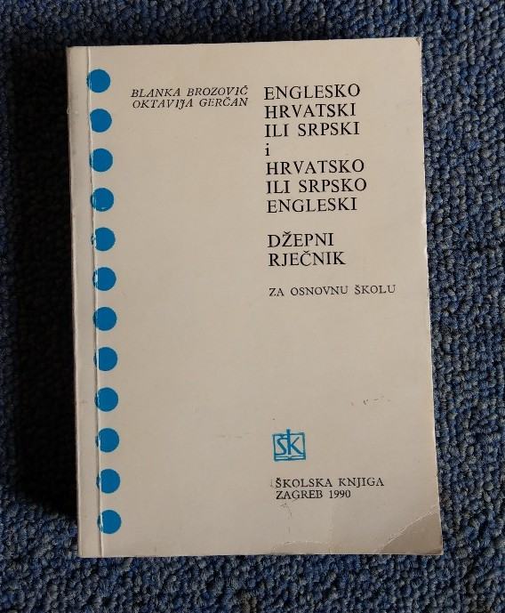 Englesko hrvatski ili srpski i hrvatsko ili srpsko engleski džepni...