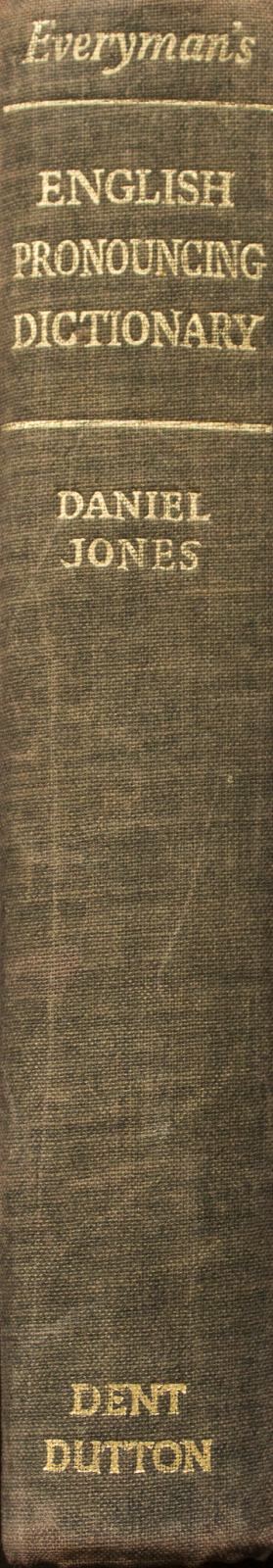 English Pronouncing Dictionary Daniel Jones