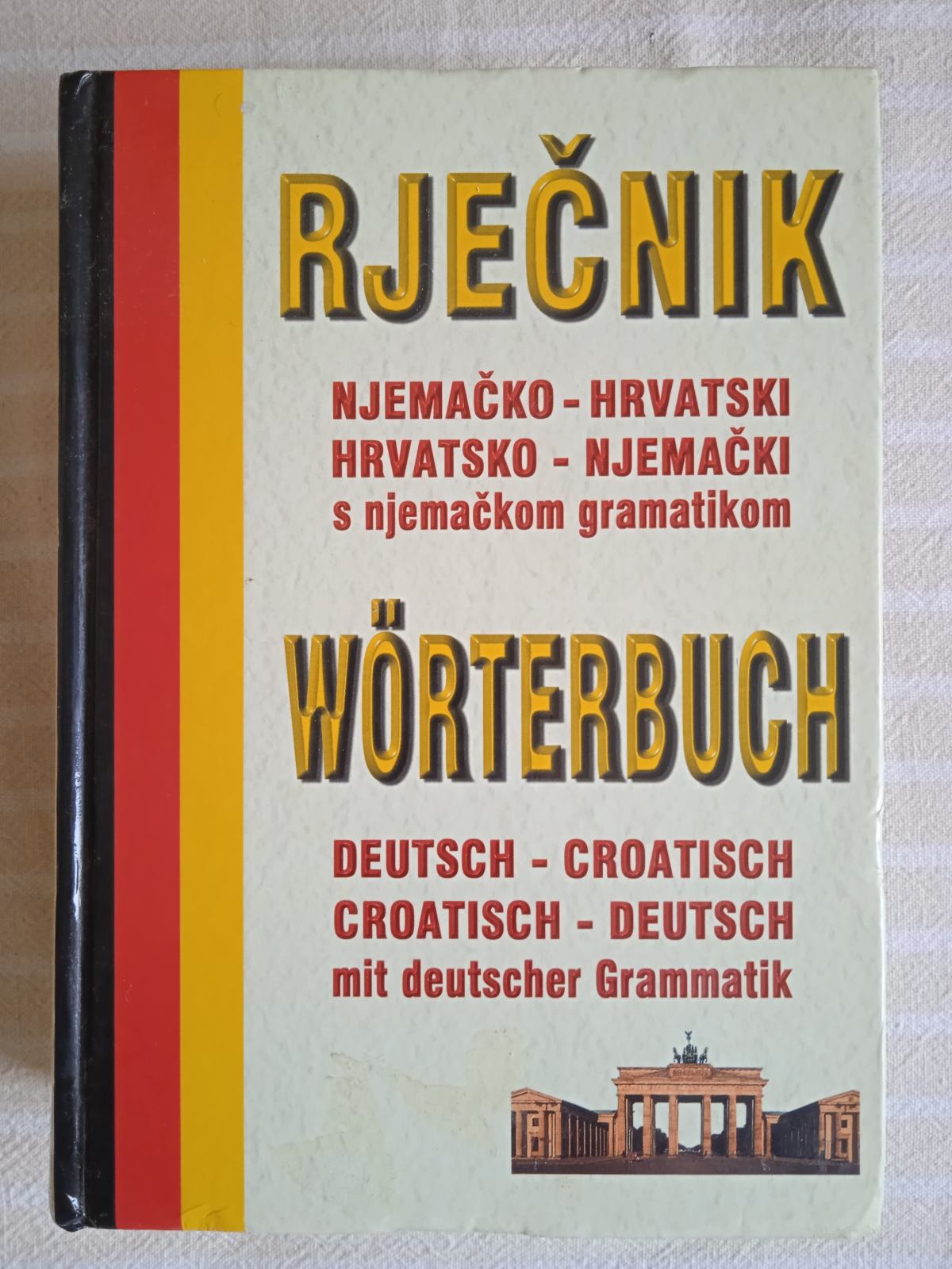 NJEMAČKO-HRVATSKI HRVATSKO-NJEMAČKI RIJEČNIK