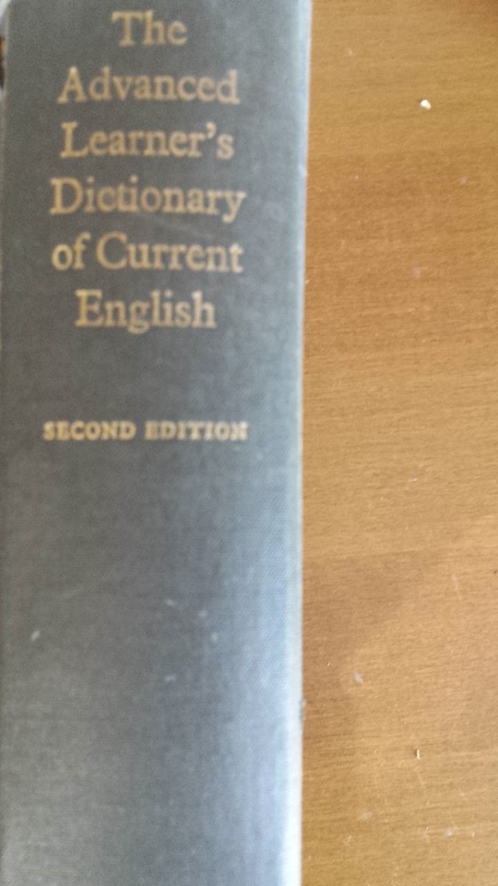 Oxford advanced learners dictionary of current english - A. S. Hornby