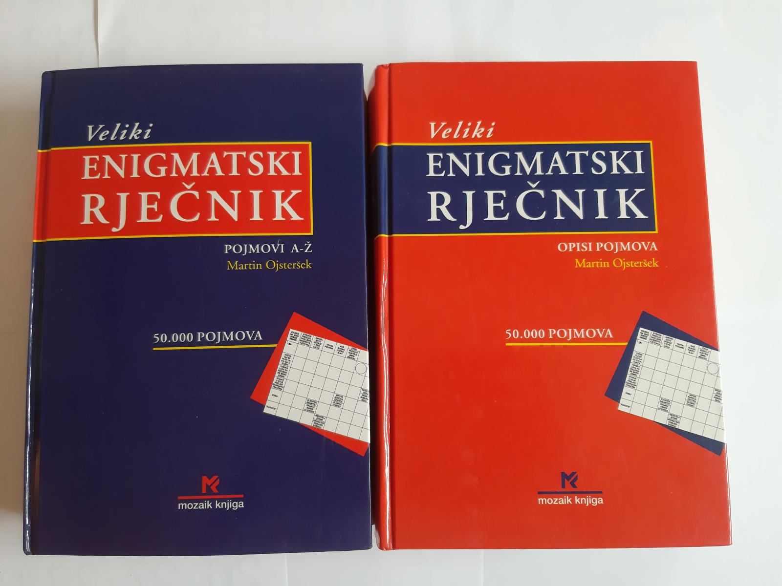Veliki enigmatski rječnici: opisi pojmova i Pojmovi A-Ž