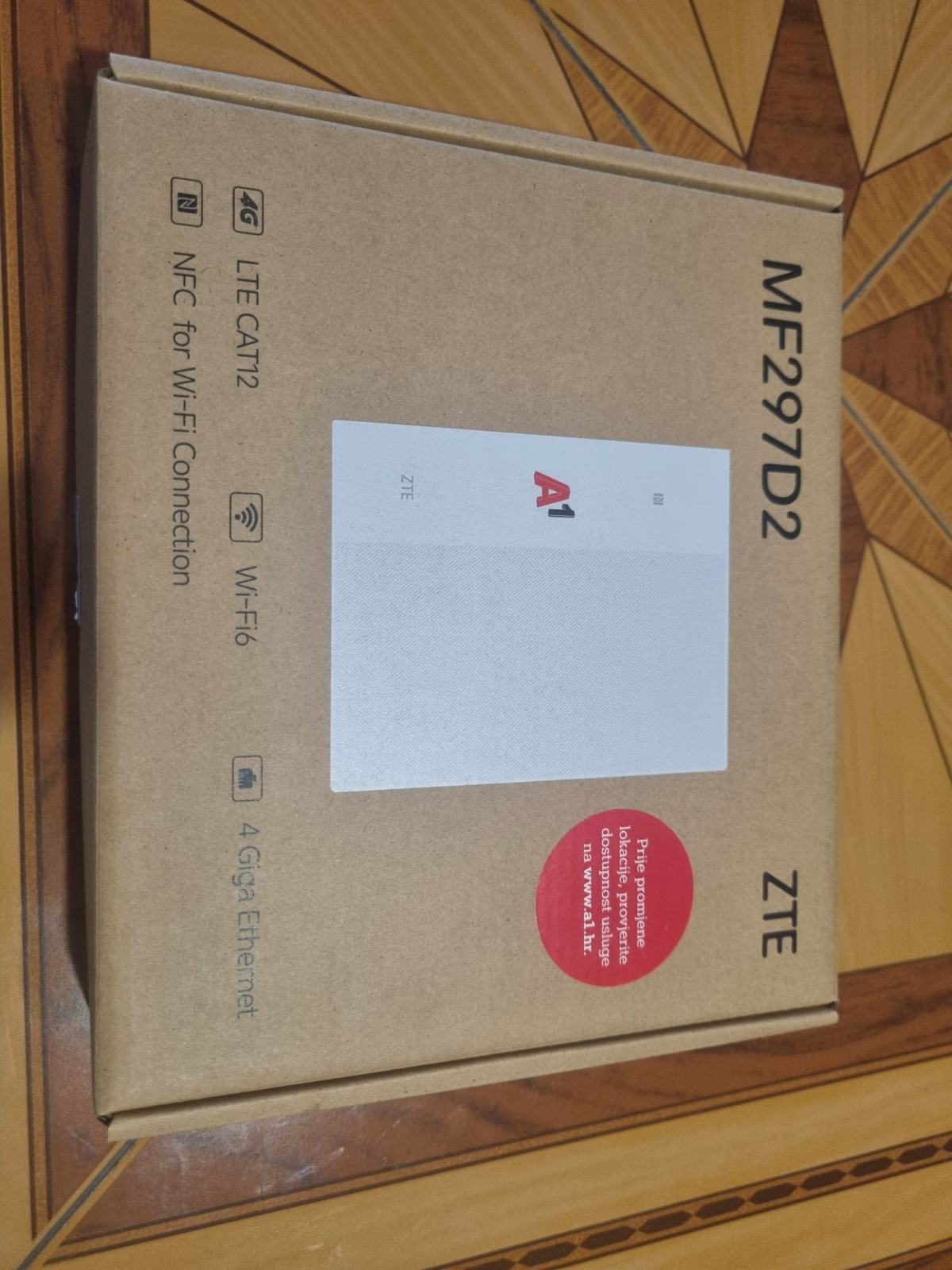 A1 Homebox 4G wifi router modem ZTE MF297D