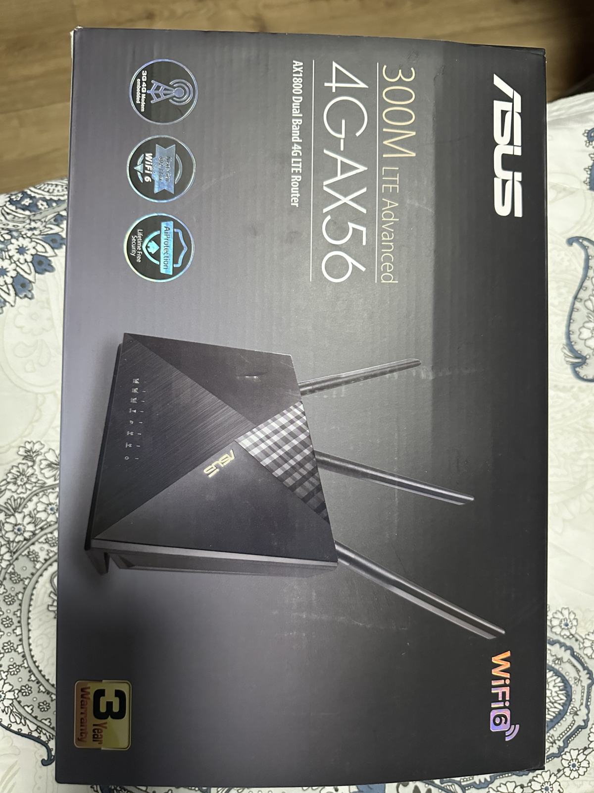 ASUS 4G-AX56, 4G LTE, Wifi 6