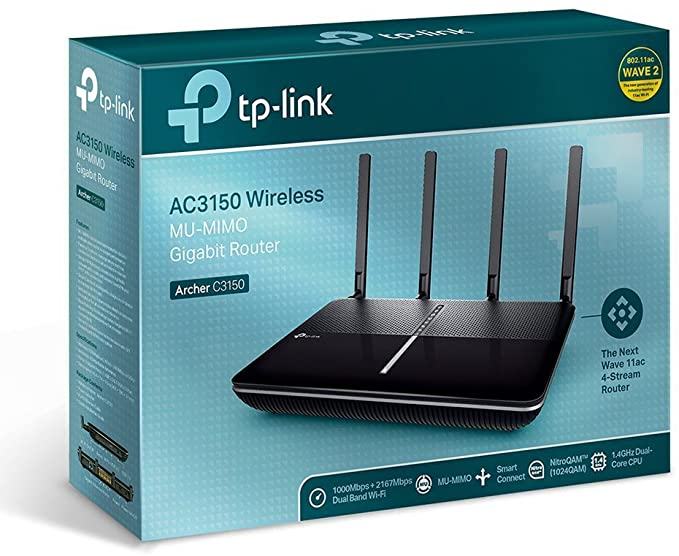 Gameing Gigabitni WiFi router TP-Link Archer AC3150 MU-MIMO