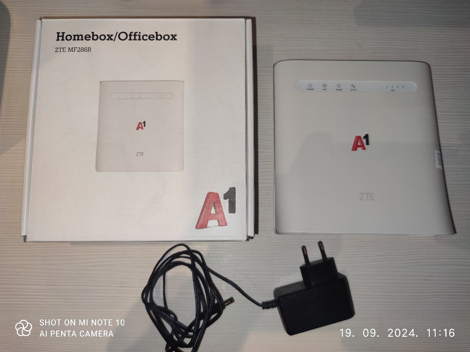 Homebox A1 router ZTE MF286R