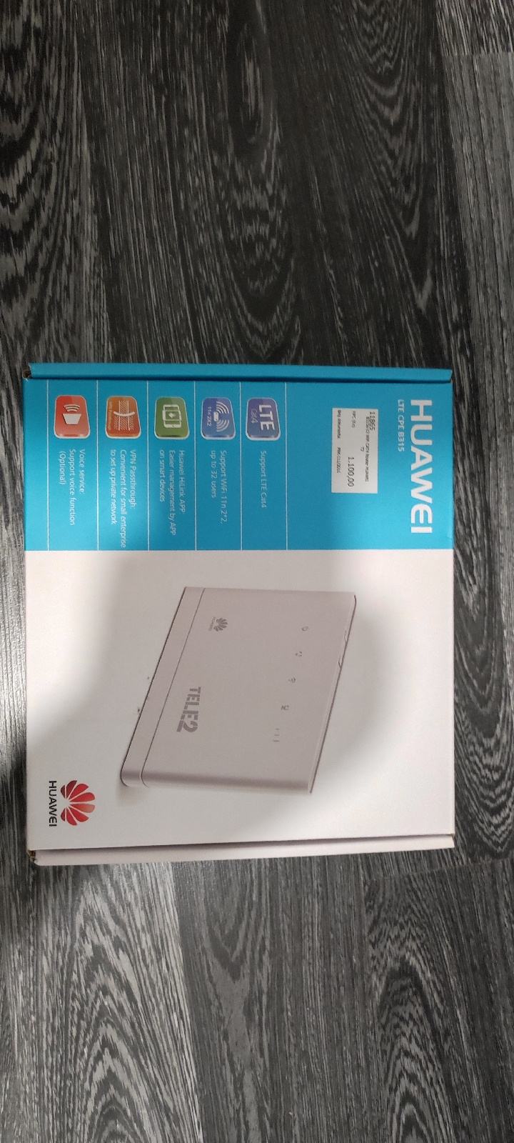 HUAWEI LTE (SIM) B315 WIFI ROUTER