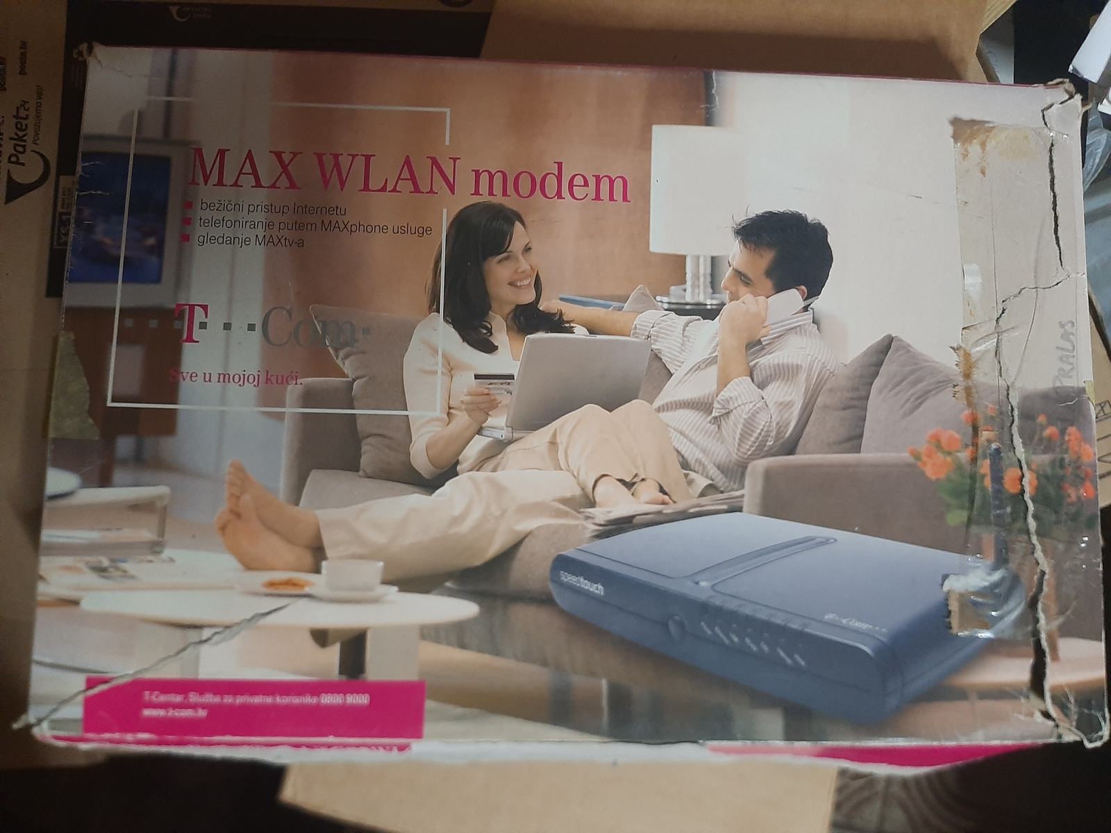 KOMPLET modem Thomson st780i WL T-COM MAX WLAN Thomson st780iWL