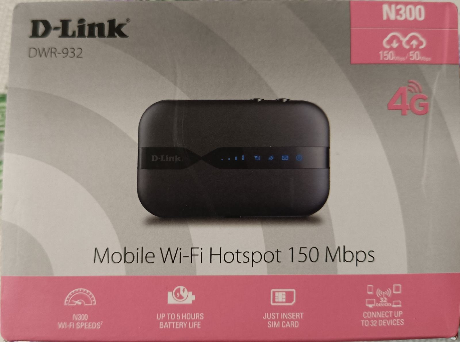 Mobilni router D-LINK DWR-932, bežični 4G LTE Router
