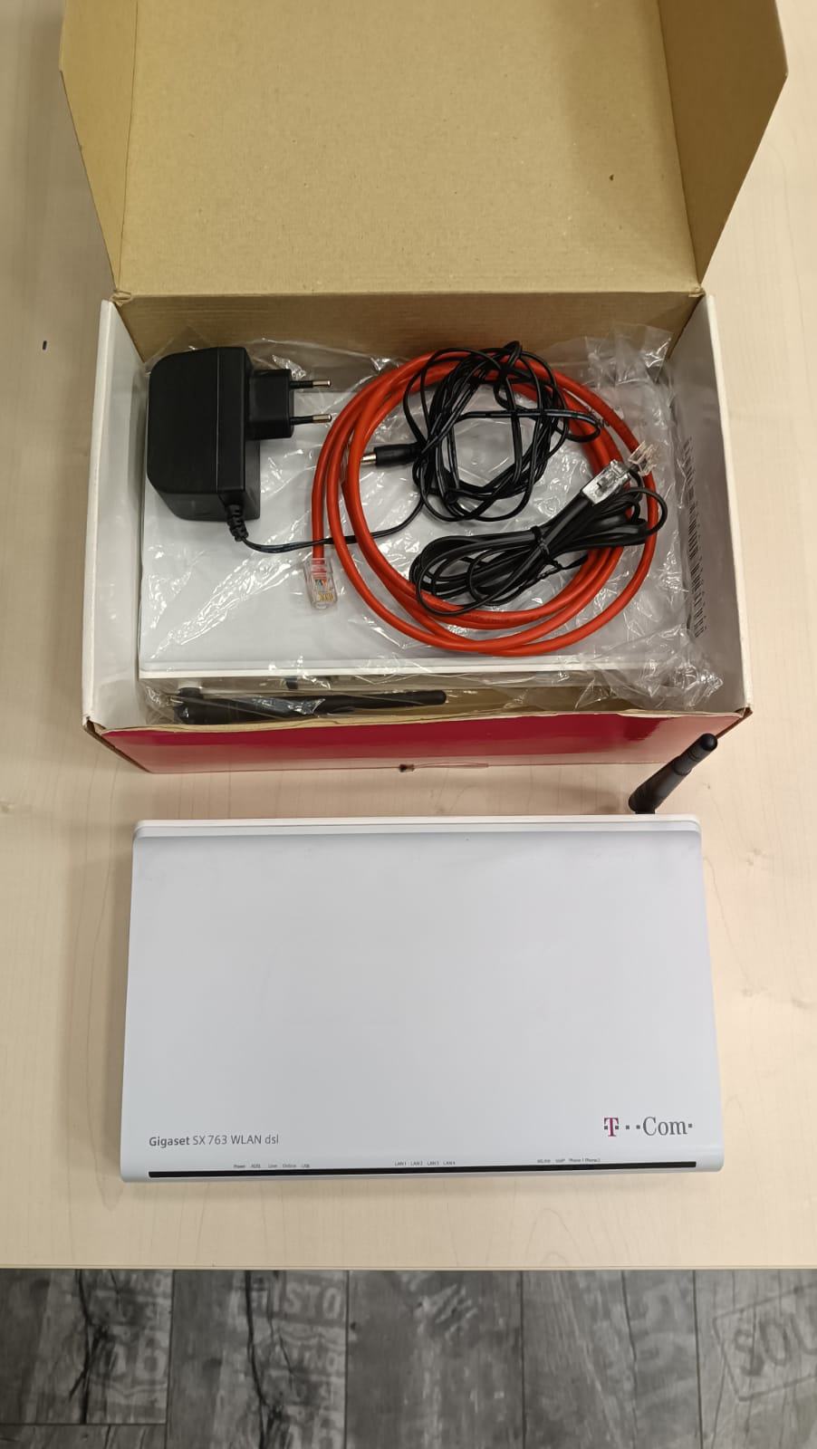 Router T-com , ispravni , GIGASET SX763 WLAN DSL 2 KOMADA